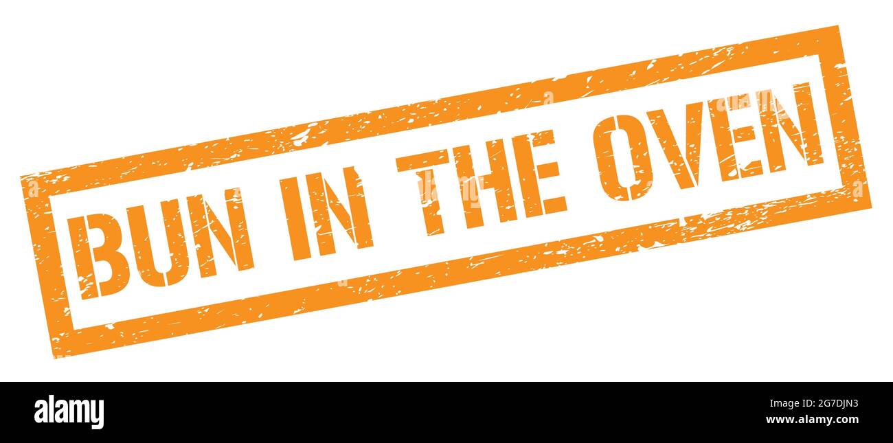 Bun in the oven word hi-res stock photography and images - Alamy