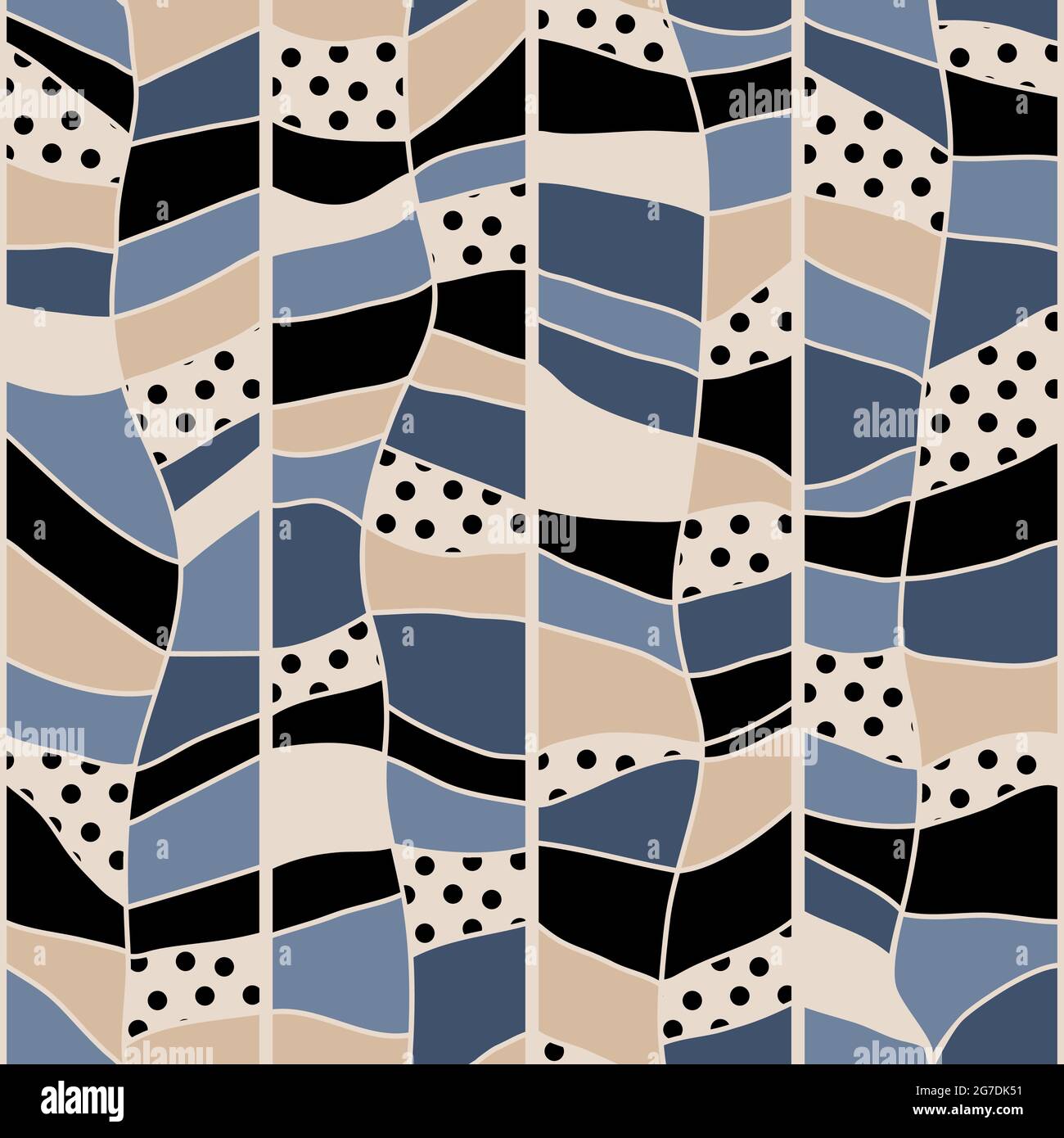 Irregular shapes pattern Stock Vector Images - Alamy