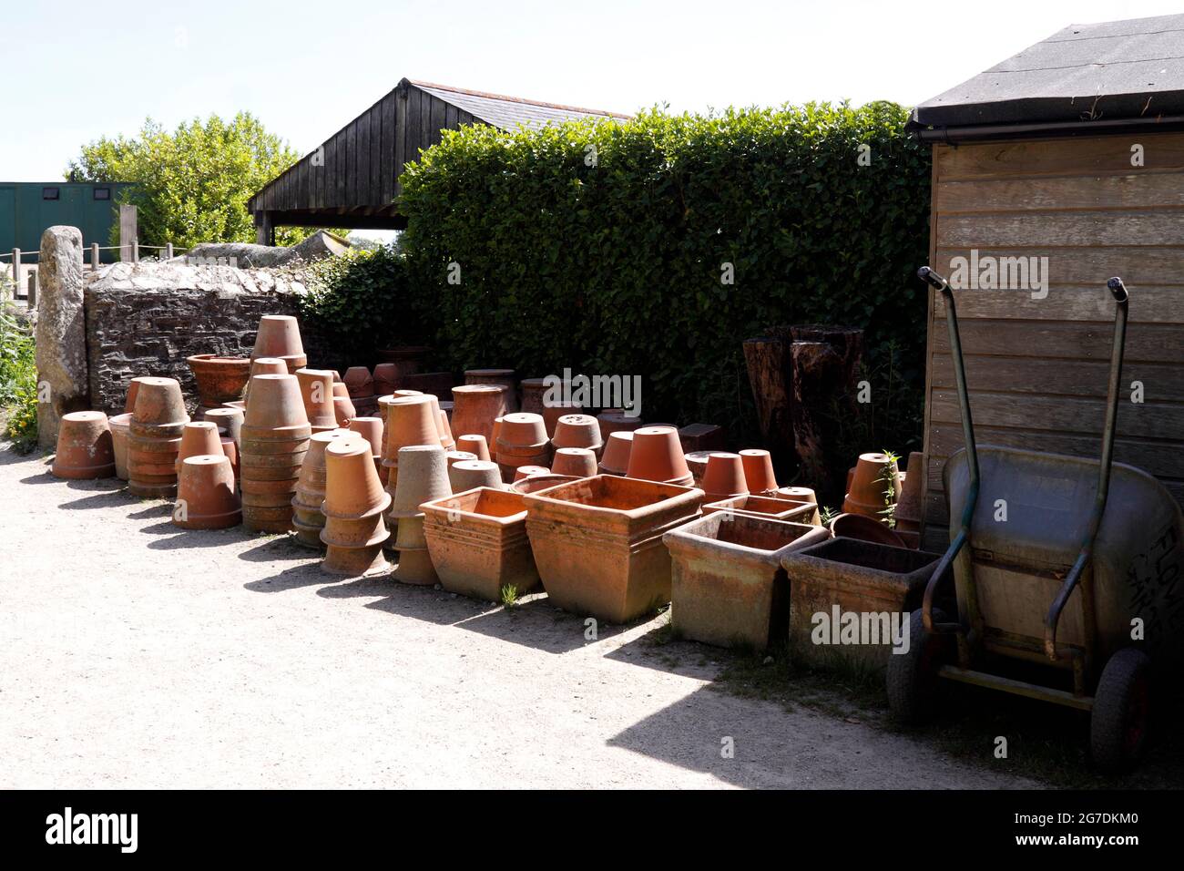 Terracotta clay containers hi-res stock photography and images - Alamy