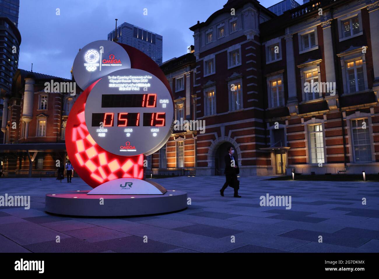 Tokyo 2020 Olympic Games countdown clock showing 10 Days until the ...