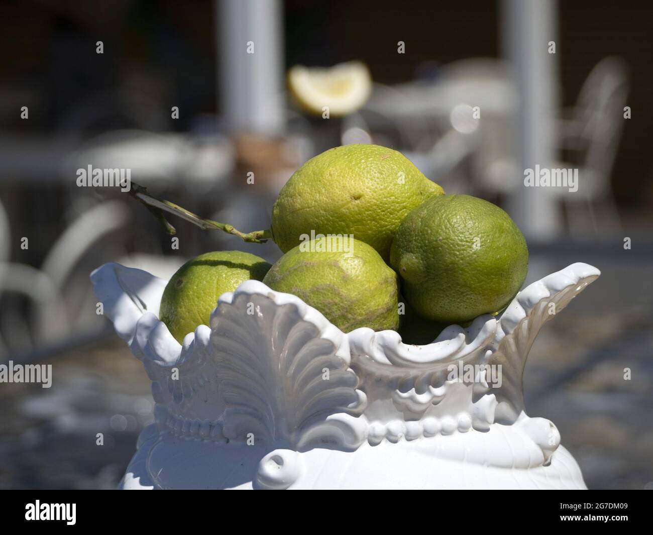 lemons of sicily on display table Stock Photo - Alamy