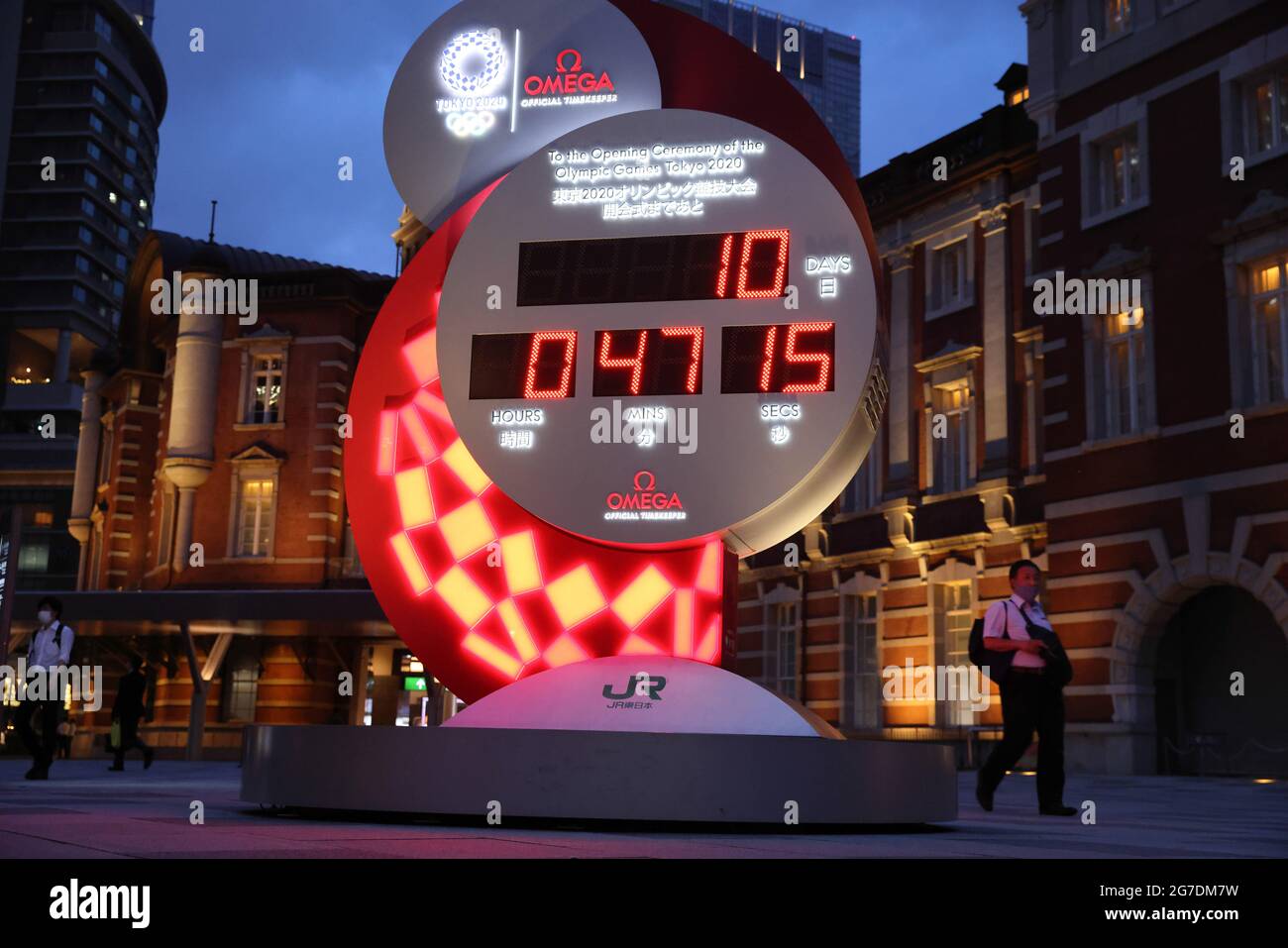 Tokyo 2020 Olympic Games countdown clock showing 10 Days until the ...