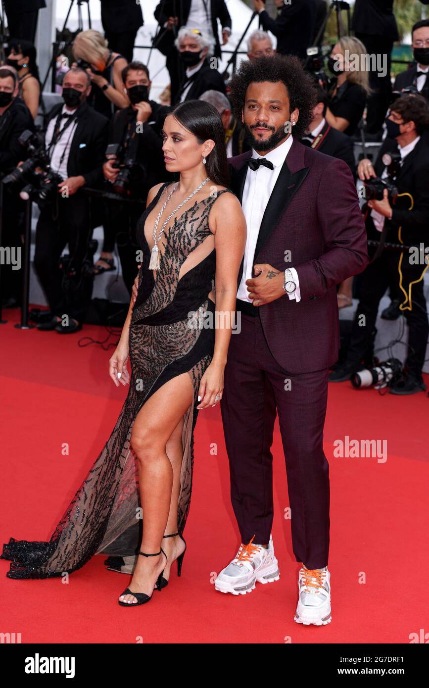 CANNES - JULY 12: Marcelo Vieira and Clarisse Alves arrive to the ...