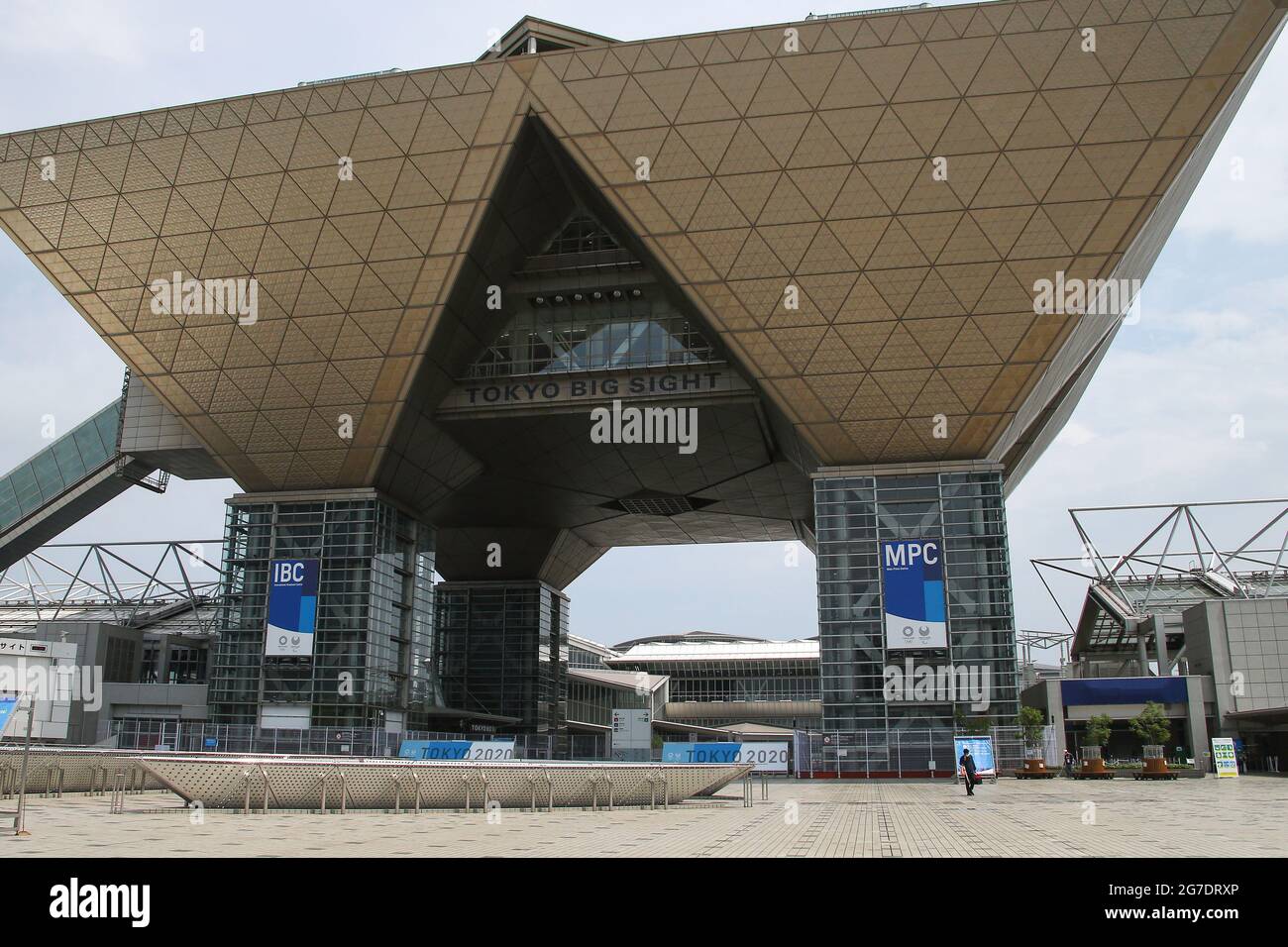 Tokyo Olympics preparations in Daiba, Aomi and Ariake, Media Center at ...