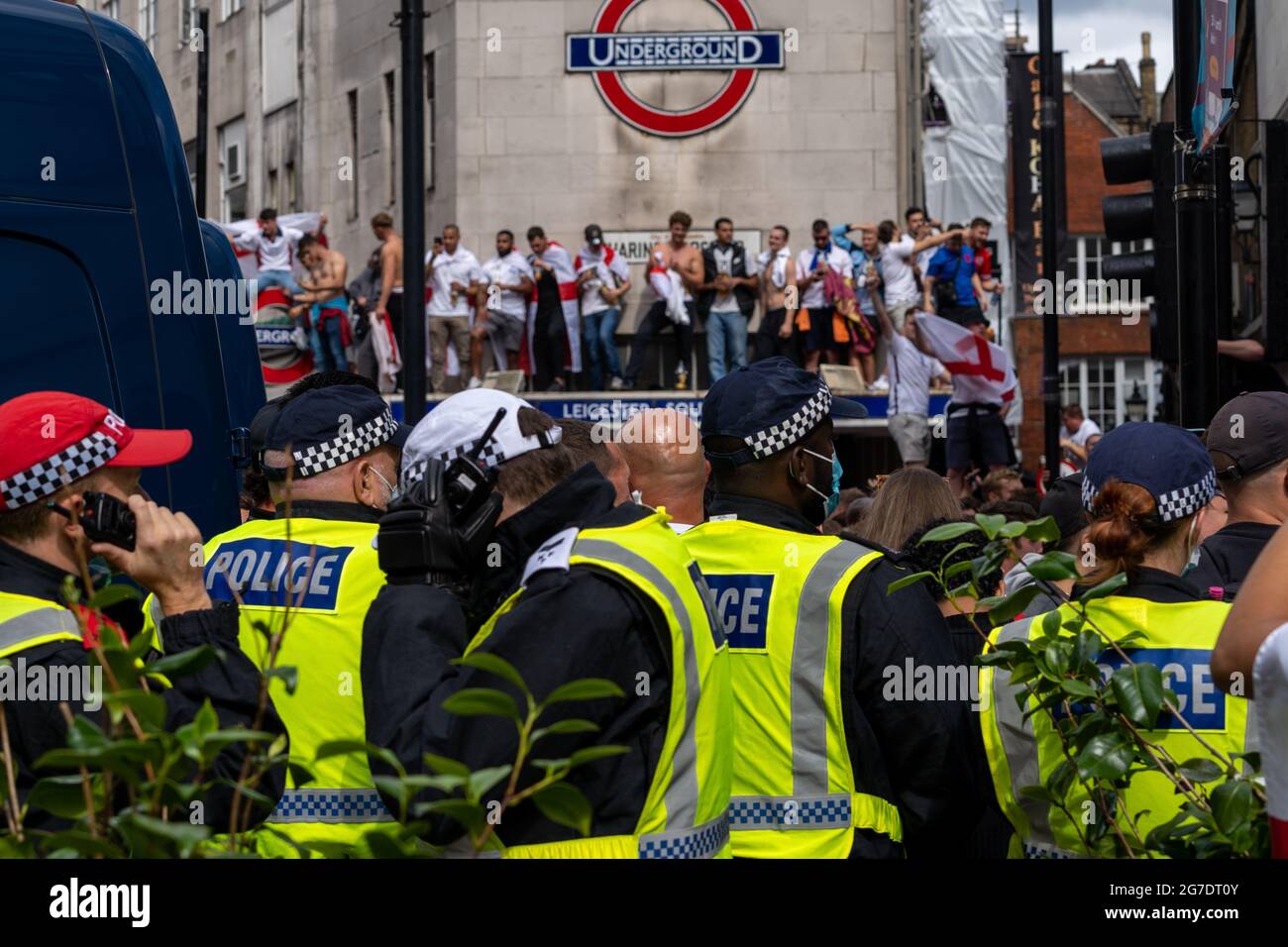 Euro 2020 | England Fans flood the Capital (London, Leicester Square ...