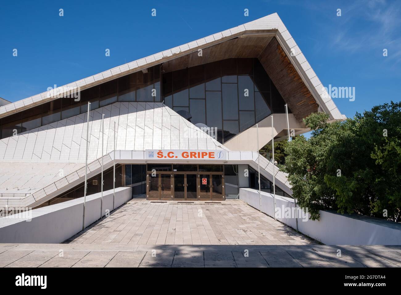 SC Gripe sports centre in Gripe City in Split in Croatia. 2021 Stock ...