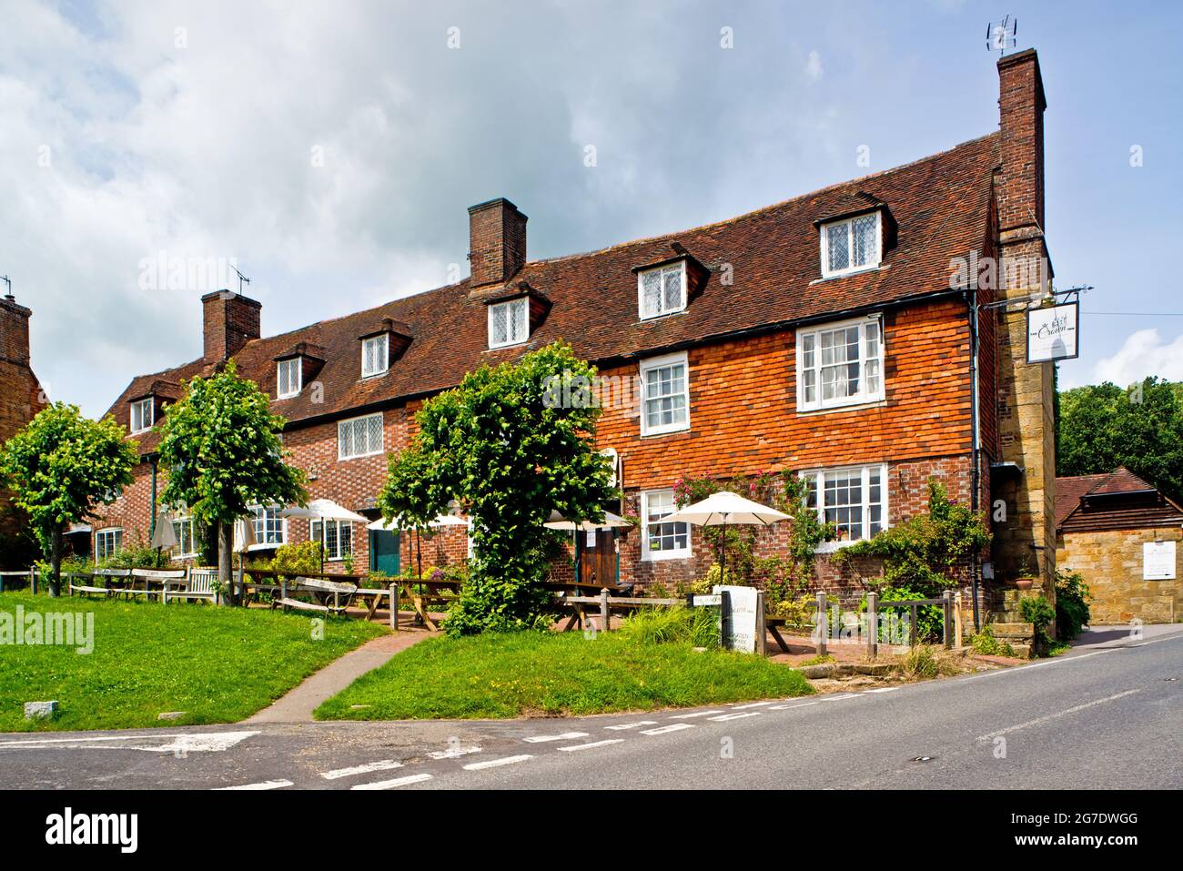 The Crown Inn, Groombridge Village, Kent, England Stock Photo - Alamy