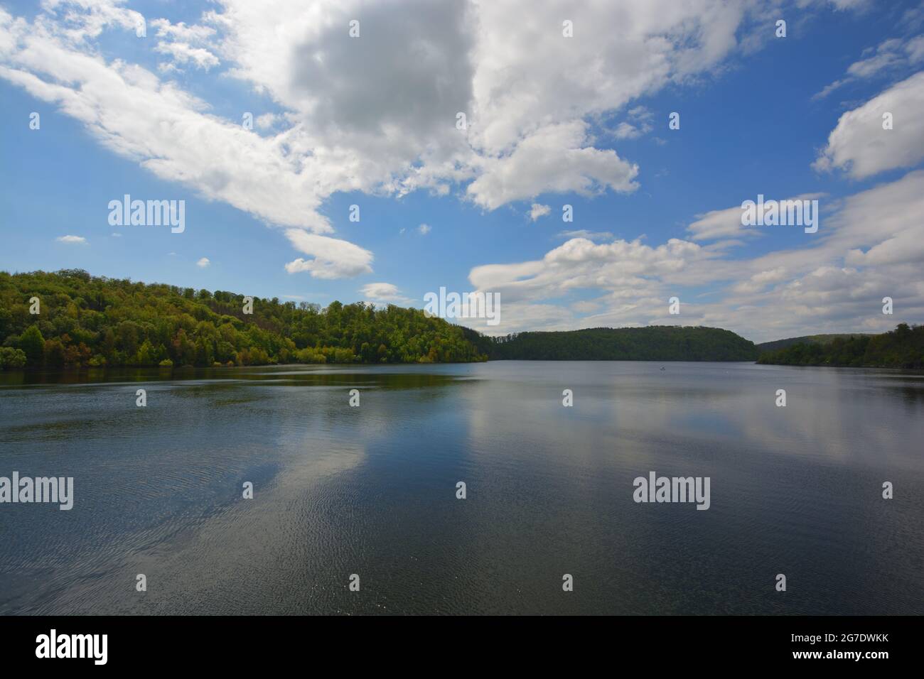 Rappbode dam in Germany in the mountains of Harz Stock Photo - Alamy