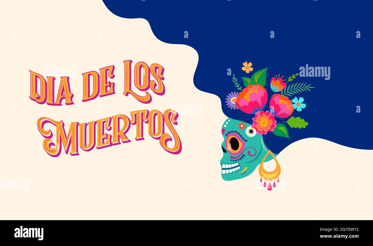 Dia de los muertos, Day of the dead, Mexican holiday, festival. Poster ...