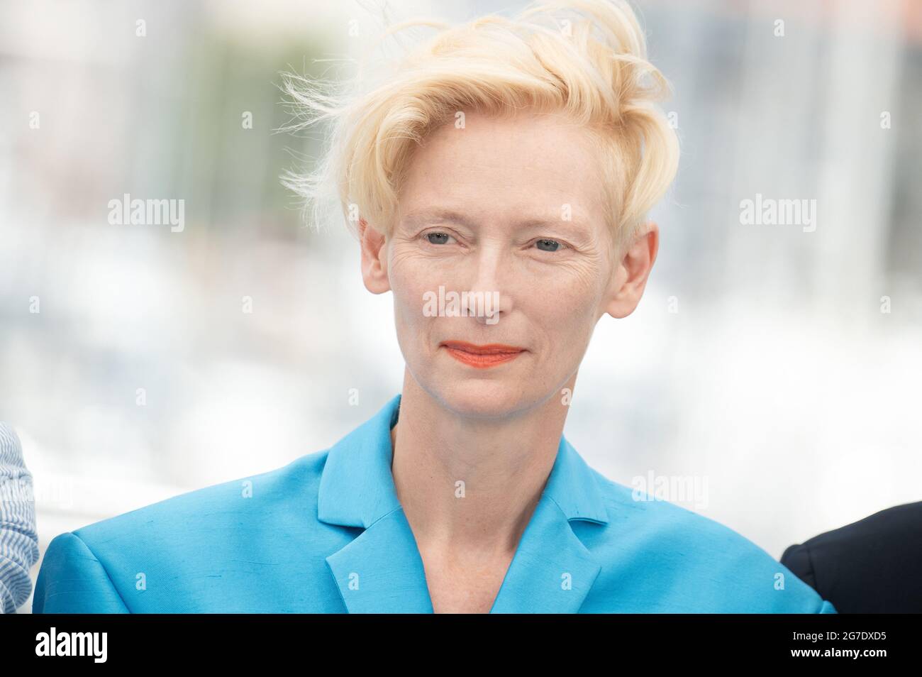 Tilda Swinton attends The French Dispatch photocall during the 74th ...