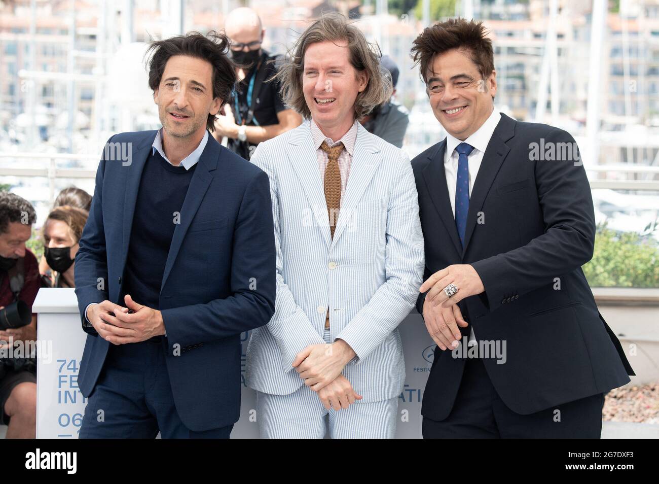 Adrien Brody, Wes Anderson and Benicio Del Toro attend The French ...