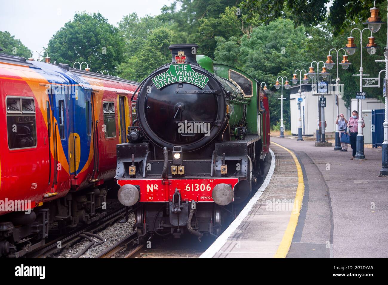 Windsor, Berkshire, UK. 13th July, 2021. Passengers enjoyed a trip on ...
