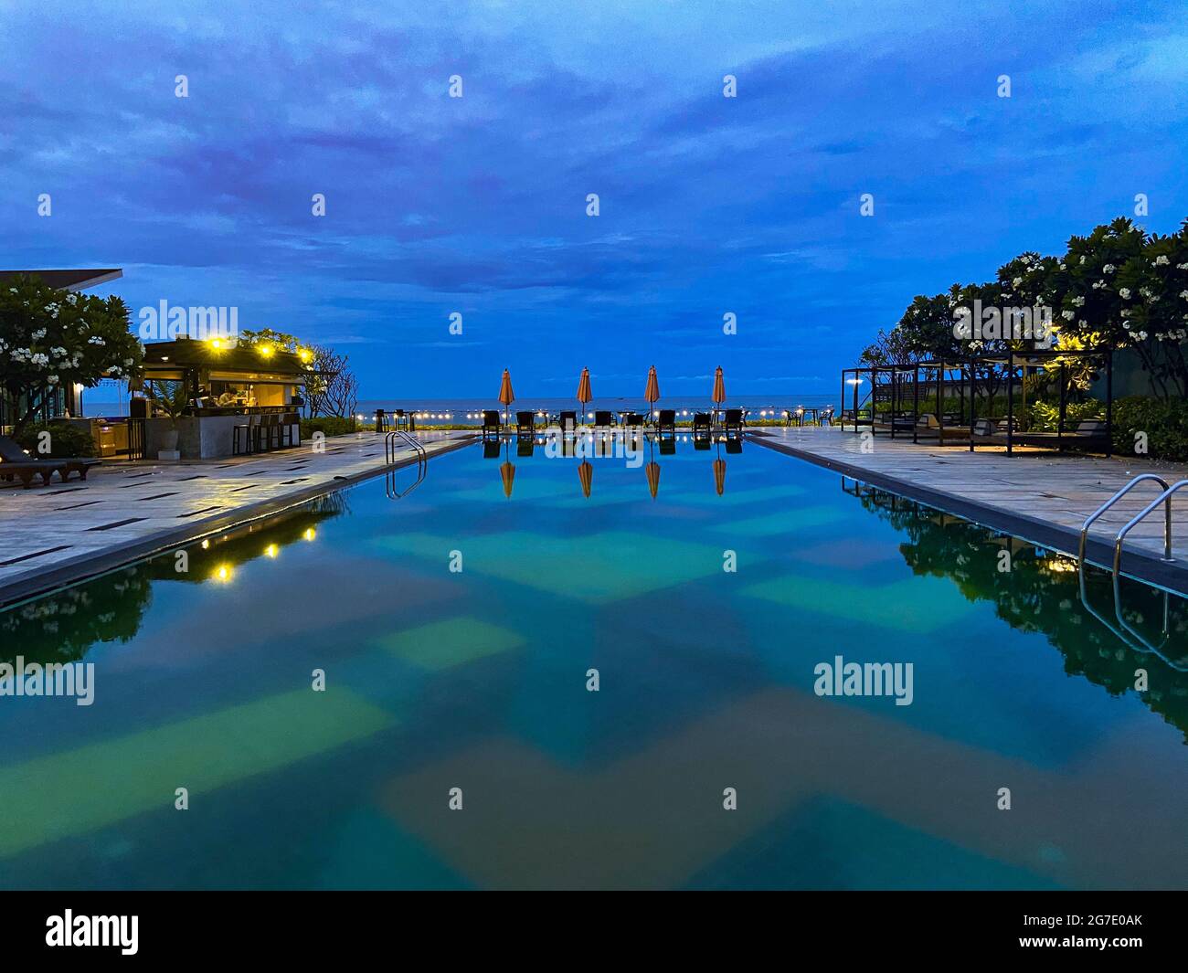 Cha Am Beach in Phetchaburi, Thailand Stock Photo - Alamy
