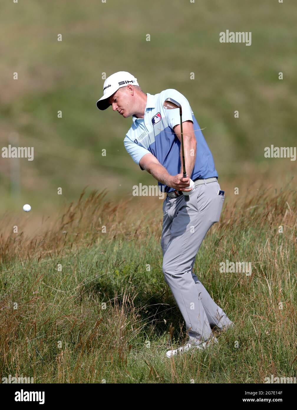 USA's Adam Long during the practice day at The Royal St George's Golf ...