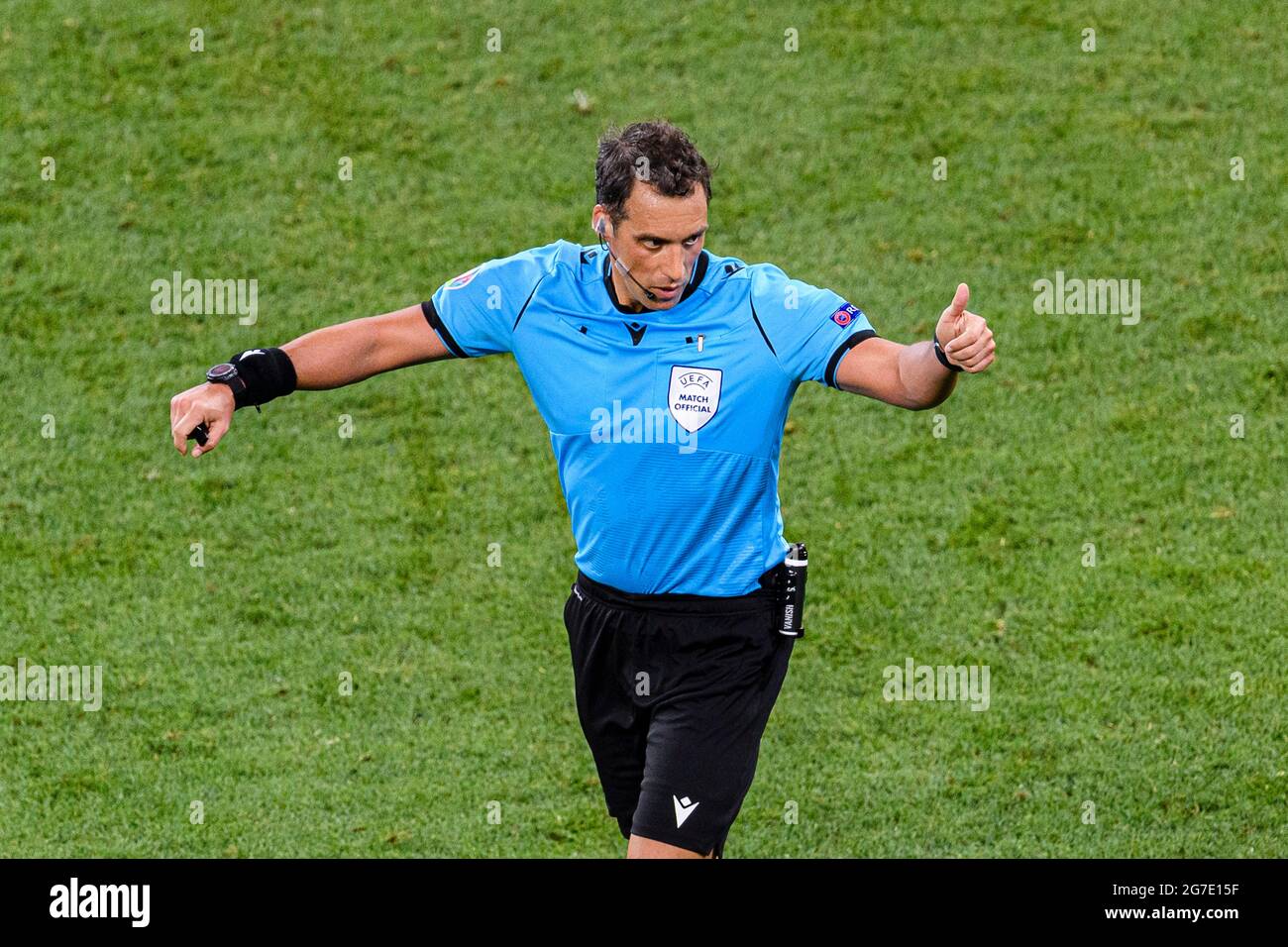 Bucharest, Romania - 28, June: Referee Fernando Rapallini of Argentina ...