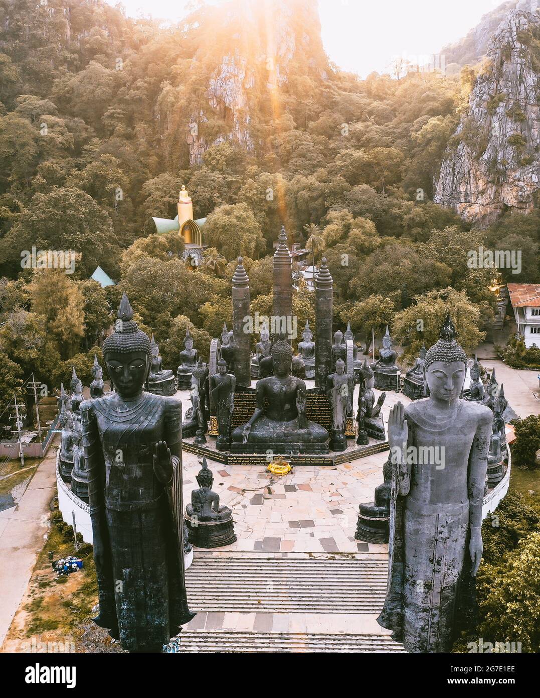 Wat Tham Krabok in Saraburi, Thailand Stock Photo - Alamy