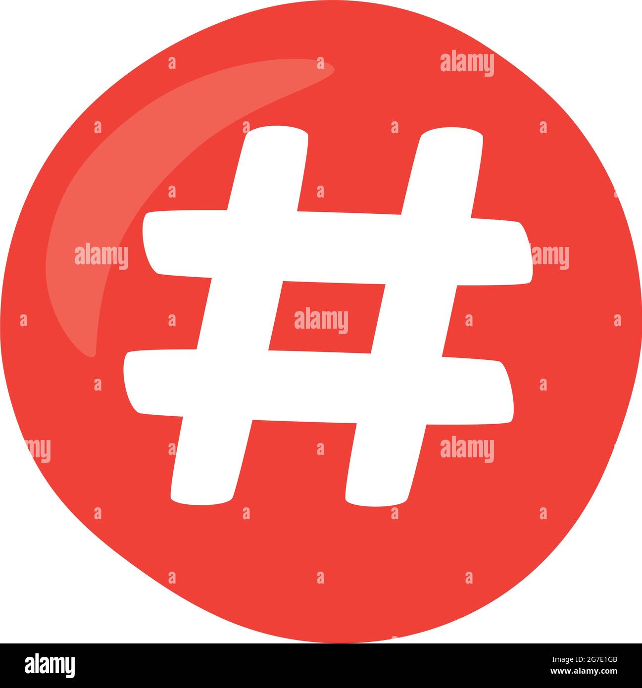 hashtag symbol social media icon Stock Vector Image & Art - Alamy
