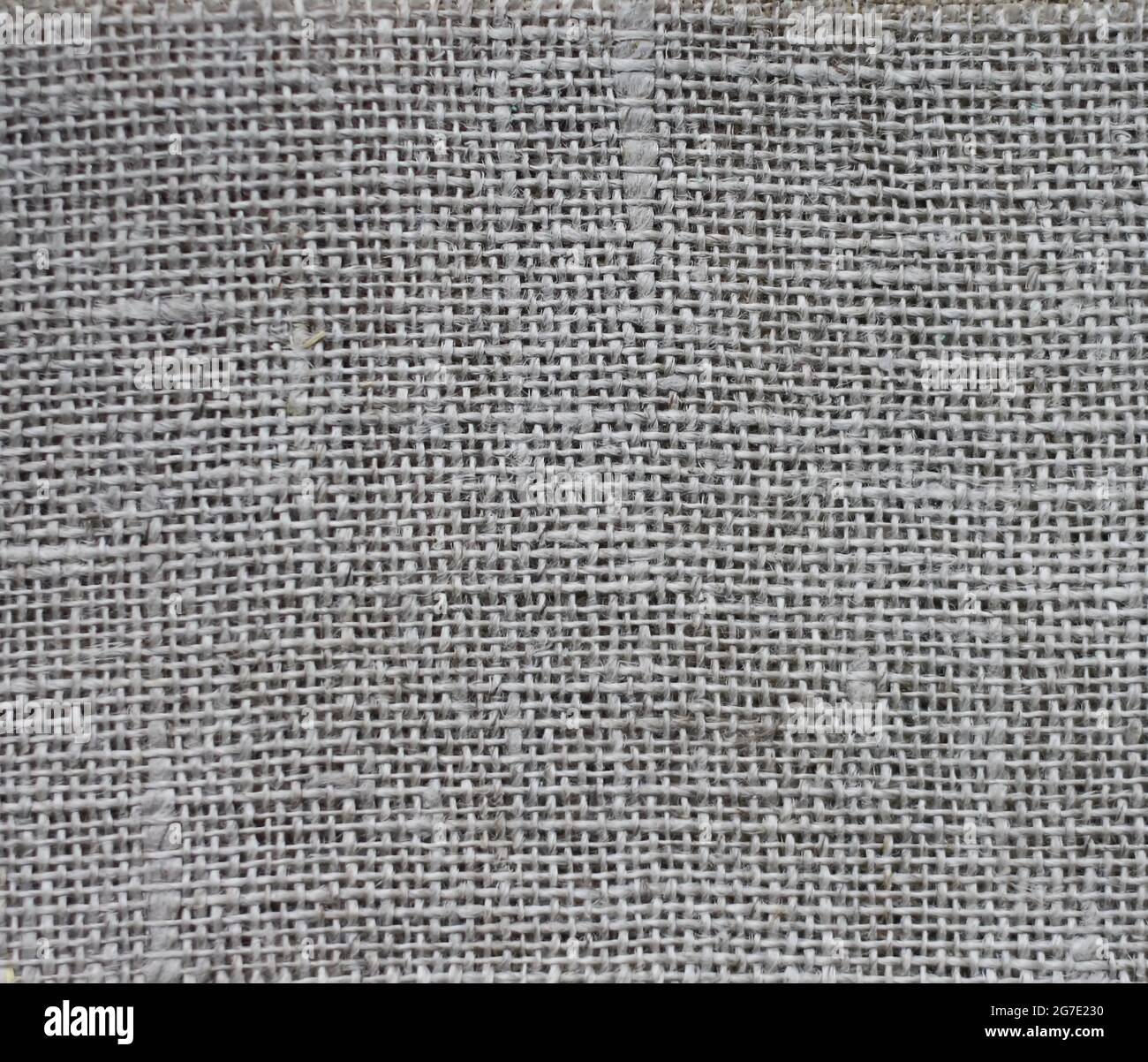 Natural rough gray linen texture. Fabric background Stock Photo - Alamy