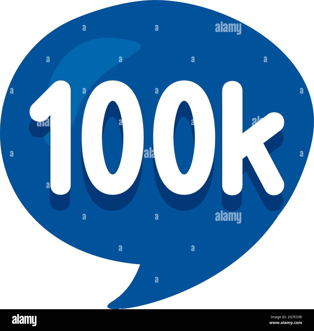 100k followers celebration hi-res stock photography and images - Alamy