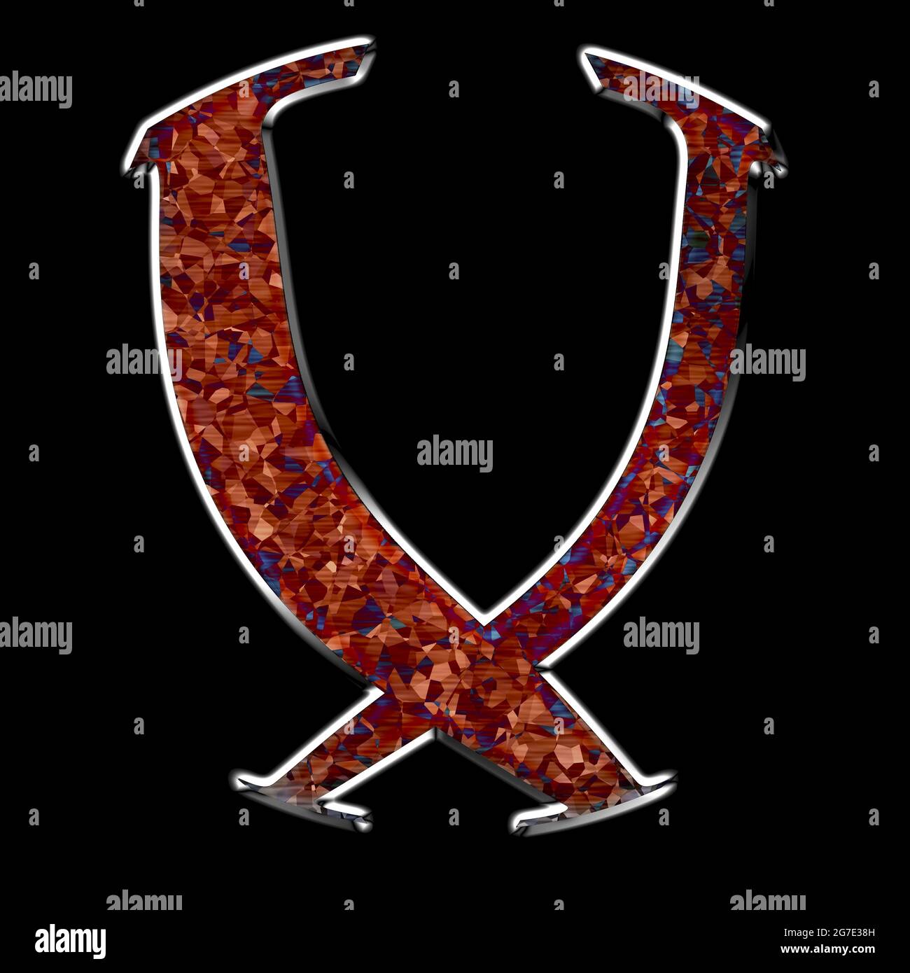 Spangle galvanized steel hi-res stock photography and images - Alamy