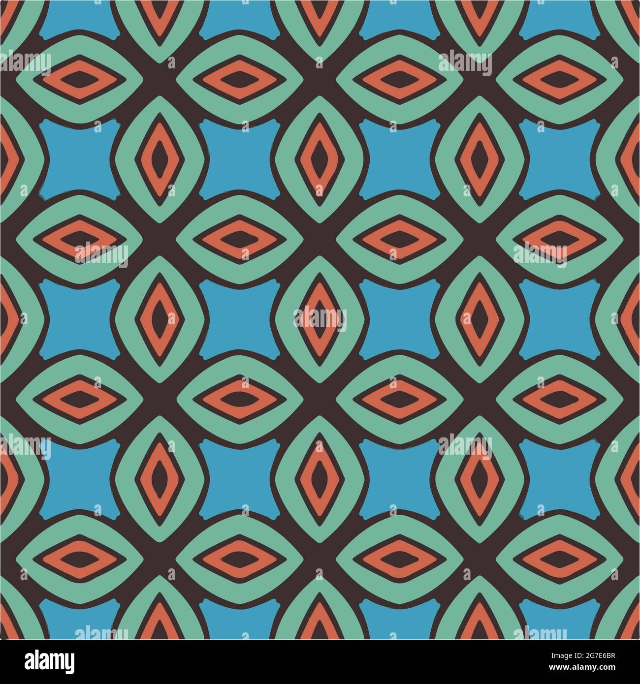 Seamless repeatable abstract pattern background. Perfect for fashion, textile design, cute ...