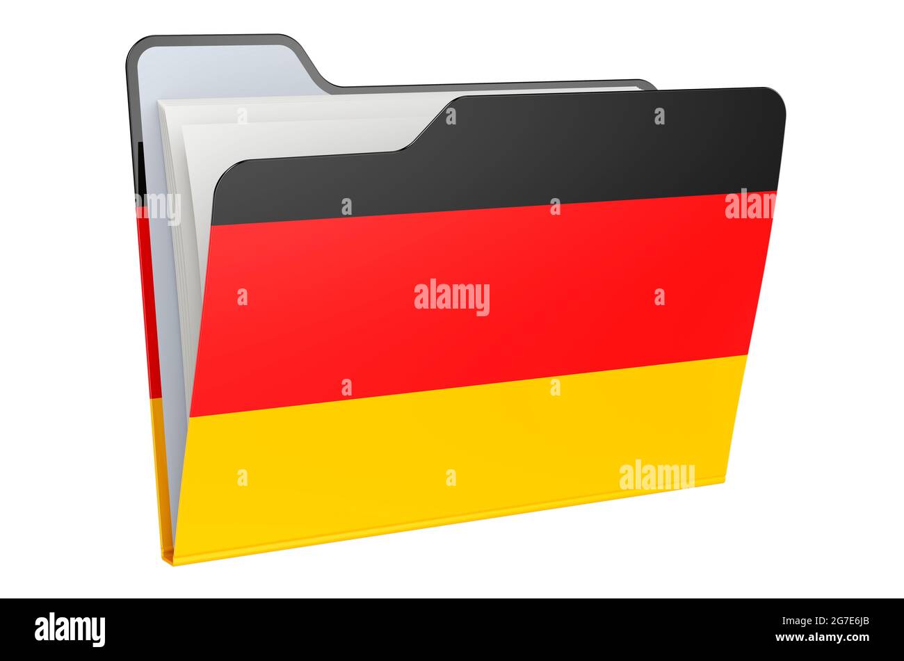 Folder icon flag germany hi-res stock photography and images - Alamy