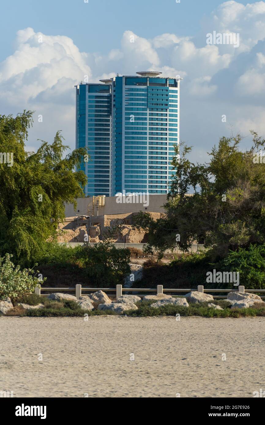 Julphar towers hi-res stock photography and images - Alamy