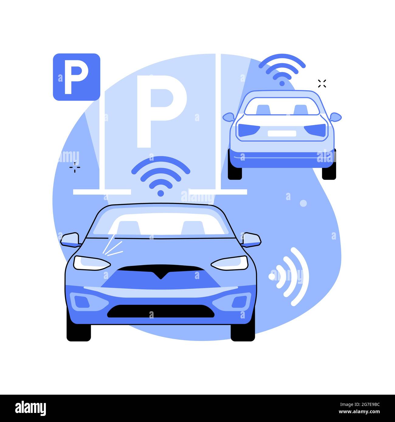 Intelligent transportation system abstract concept vector illustration ...