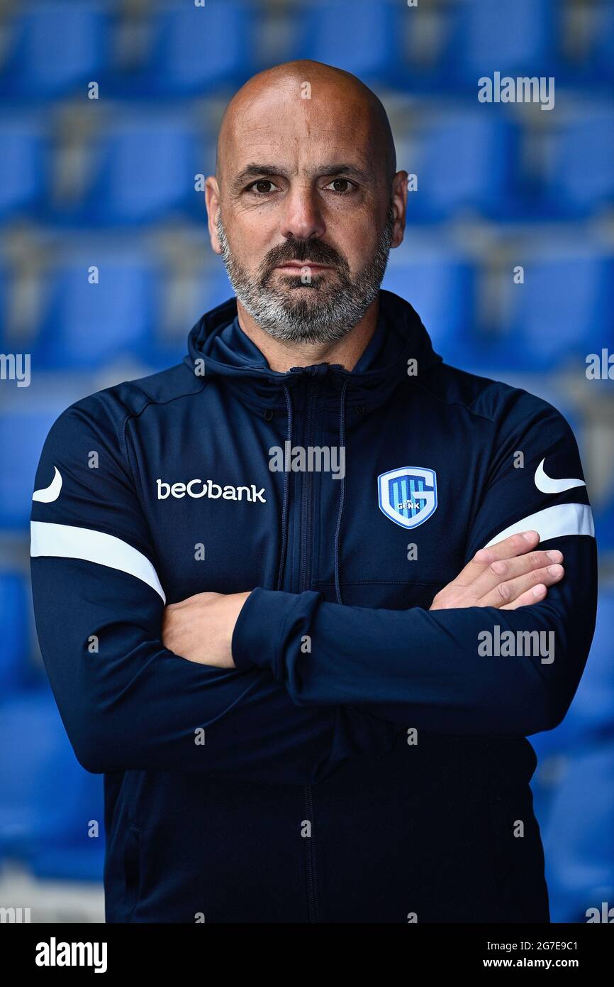 Genk's assistant coach Domenico Olivieri poses for the photographer, at ...