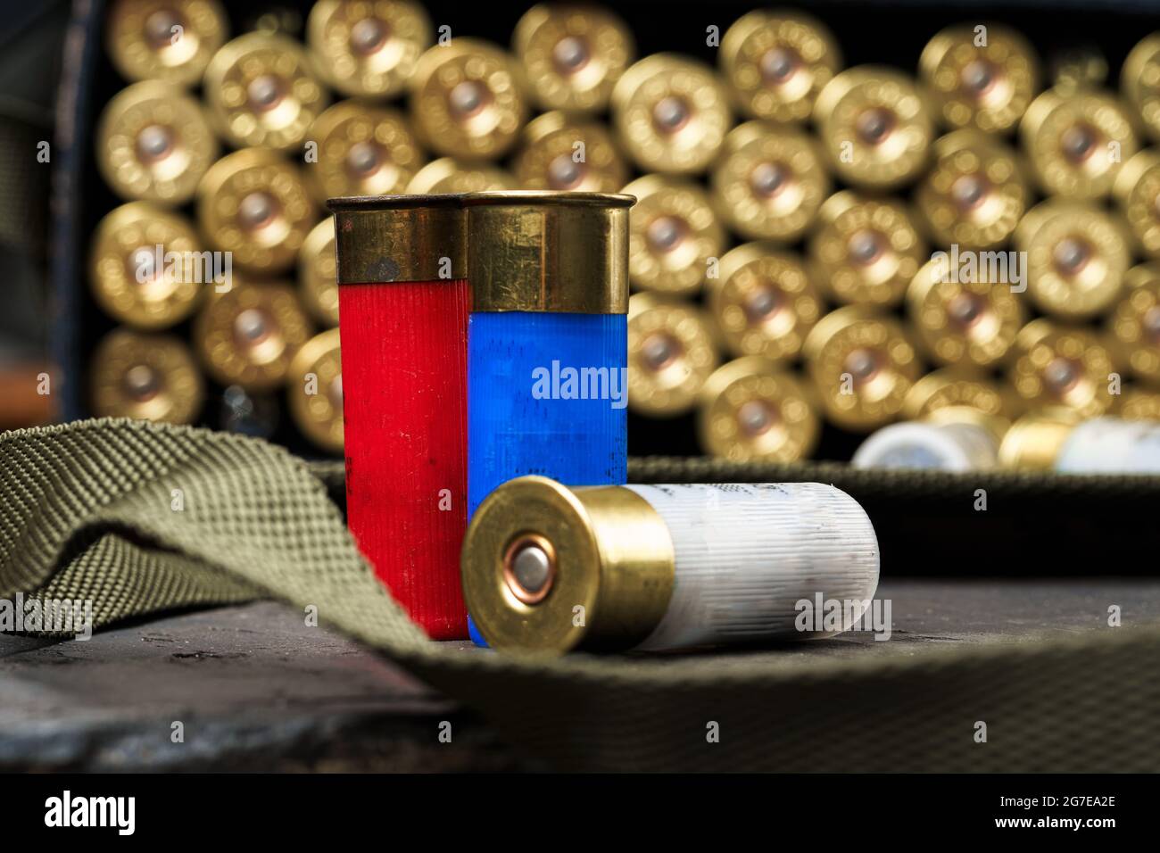 A box of shotgun cartridges hi-res stock photography and images - Alamy