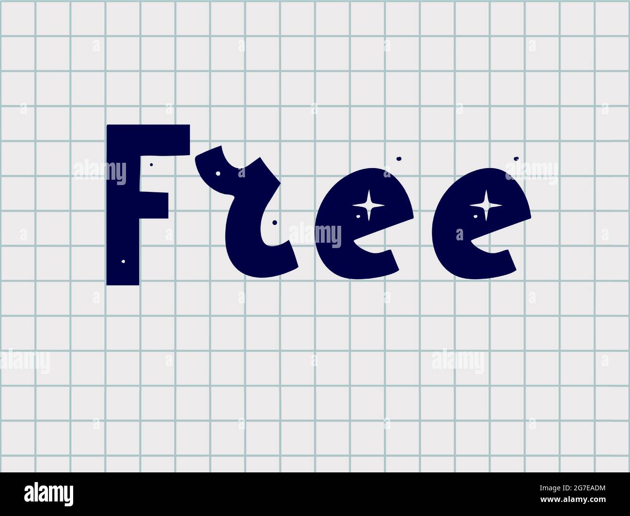 Free hand written lettering. Vector calligraphy Stock Vector Image ...