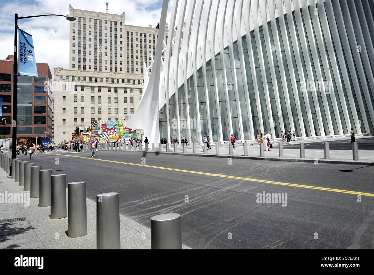 Freedom Tower at the 9/11 Memorial , in lower Manhattan, New York City ...
