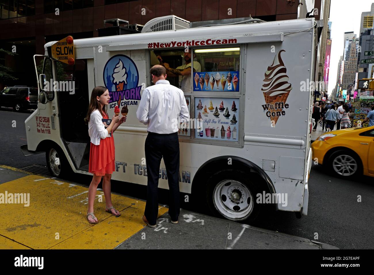 Ice cream van in car hi-res stock photography and images - Alamy
