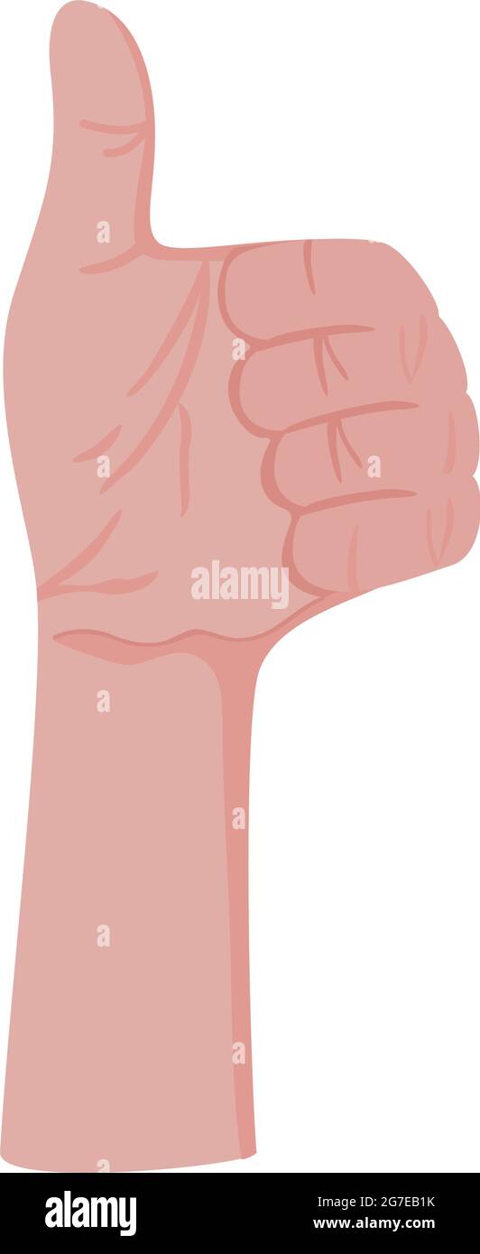 hand doing good job sign on white background Stock Vector Image & Art ...
