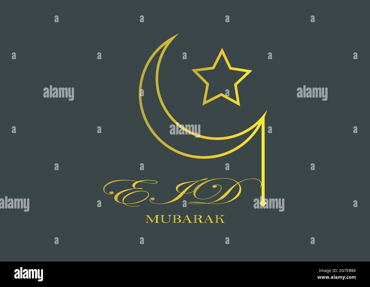 Eid Card | Logo Stock Photo - Alamy