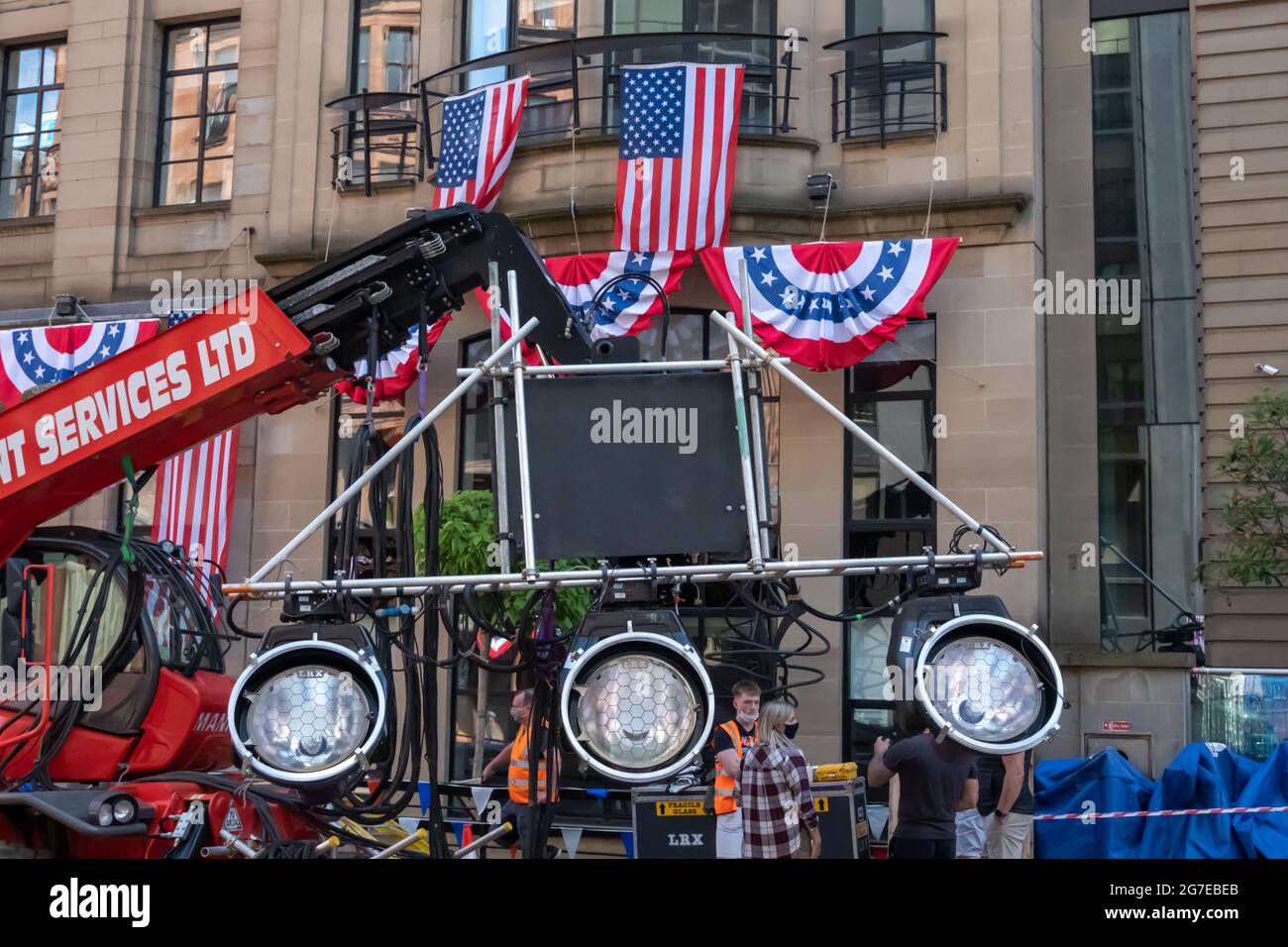 Indiana jones filming glasgow hi-res stock photography and images - Alamy