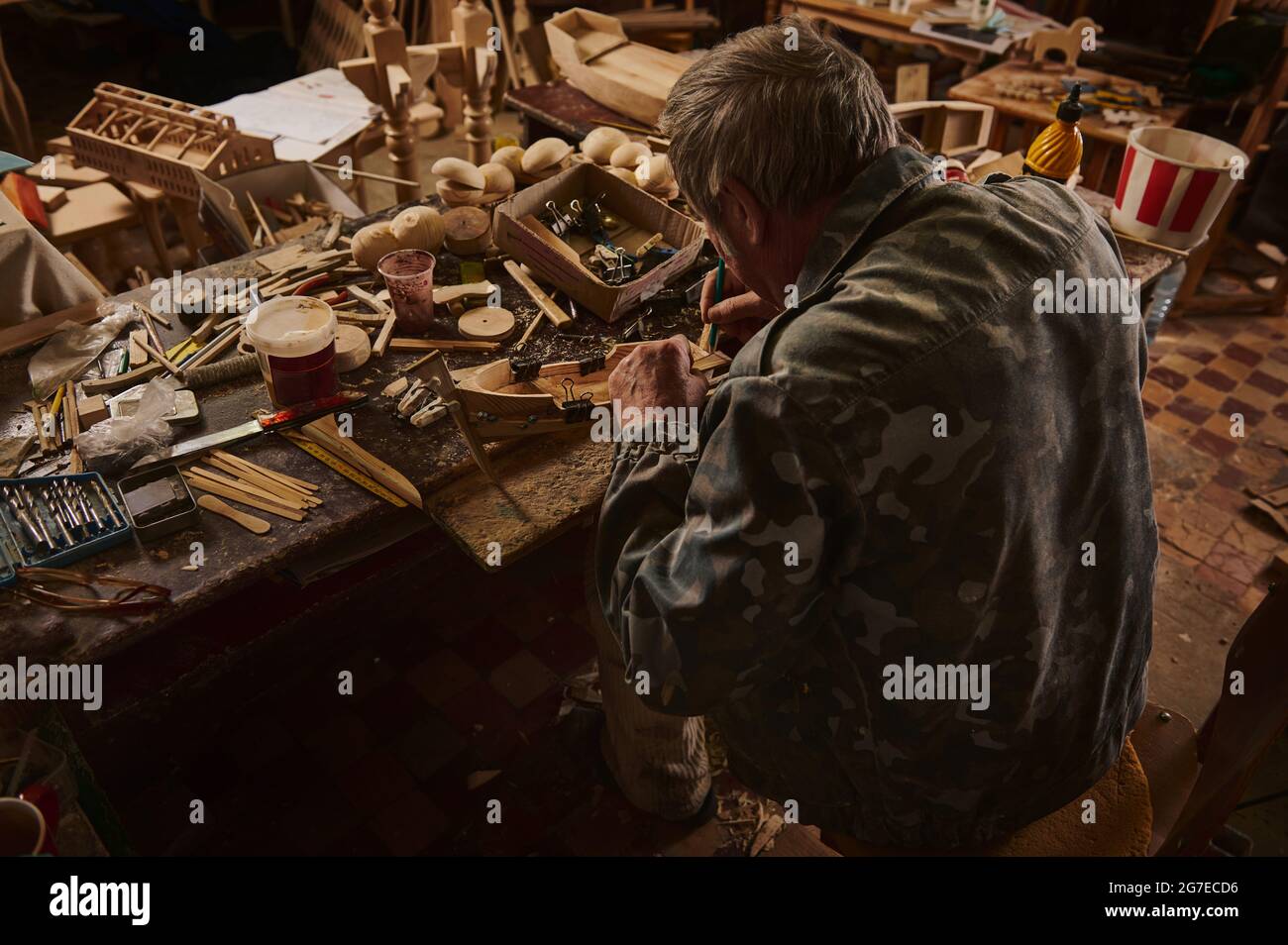 Carpenter ship model hi-res stock photography and images - Alamy