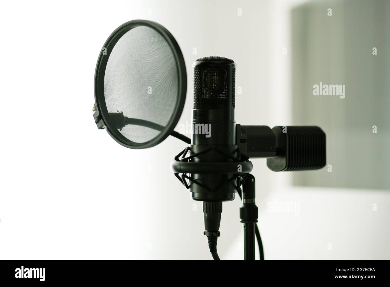 Microphone condenser plate hi-res stock photography and images - Alamy