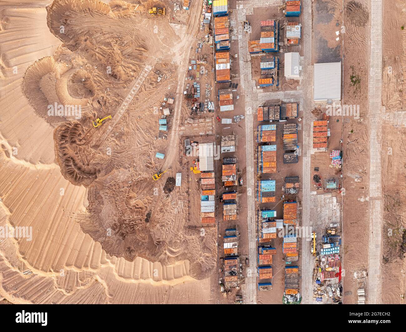 Campsite construction hi-res stock photography and images - Alamy