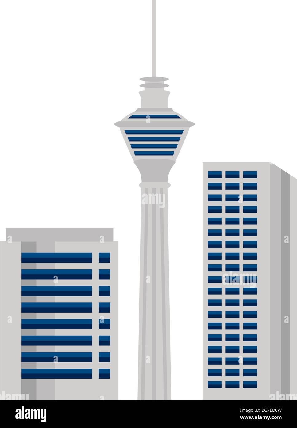 malaysia buildings landmarks city scene Stock Vector Image & Art - Alamy