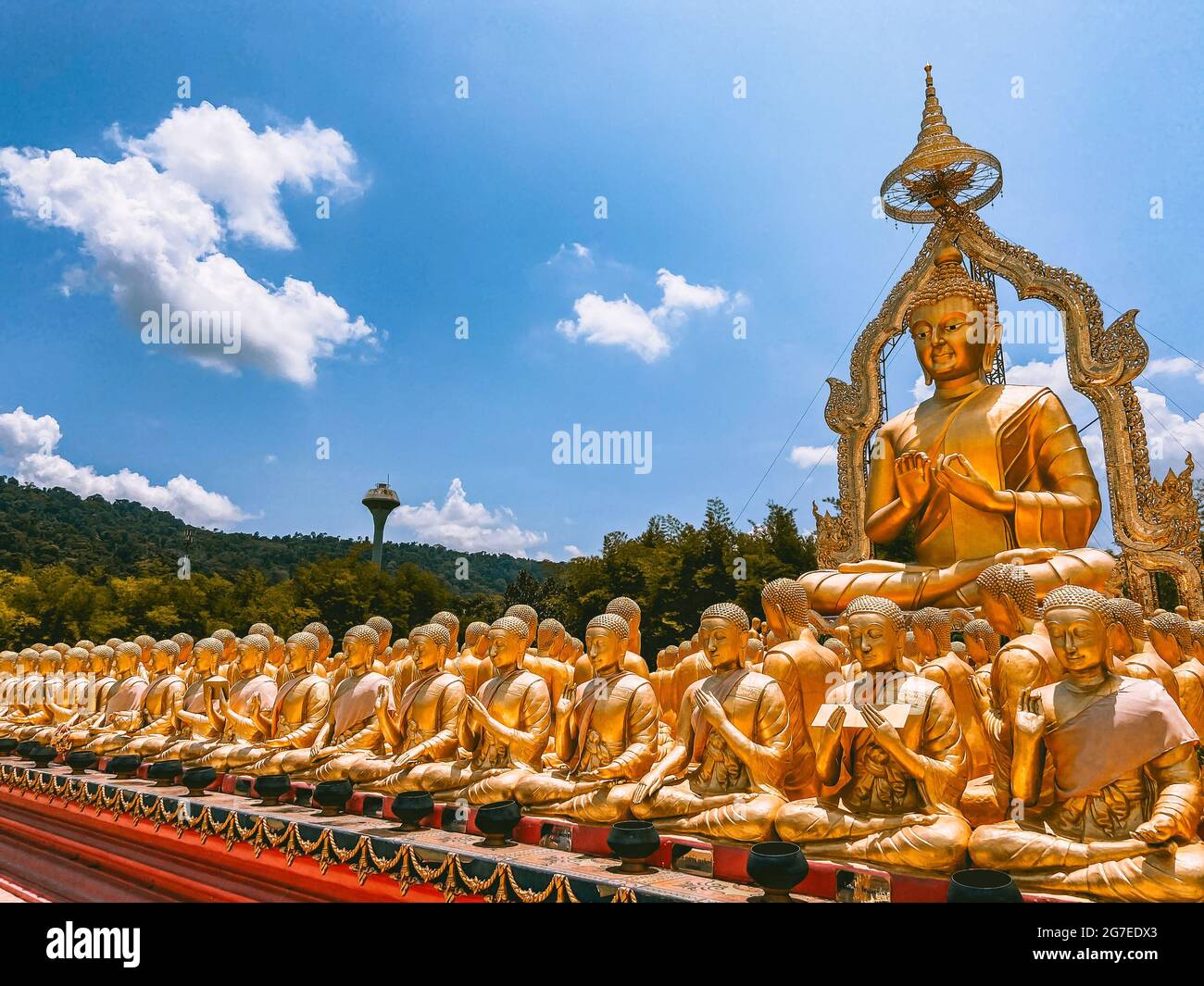Phuttha Utthayan Makha Bucha Anusorn, Buddhism Memorial Park in Nakhon ...
