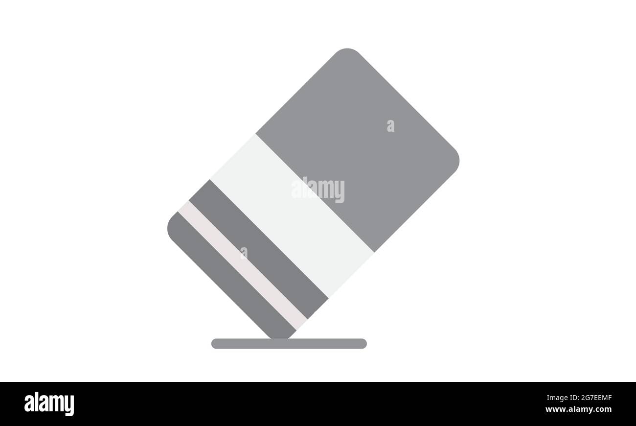 Eraser icon on white background icon vector image Stock Vector Image ...