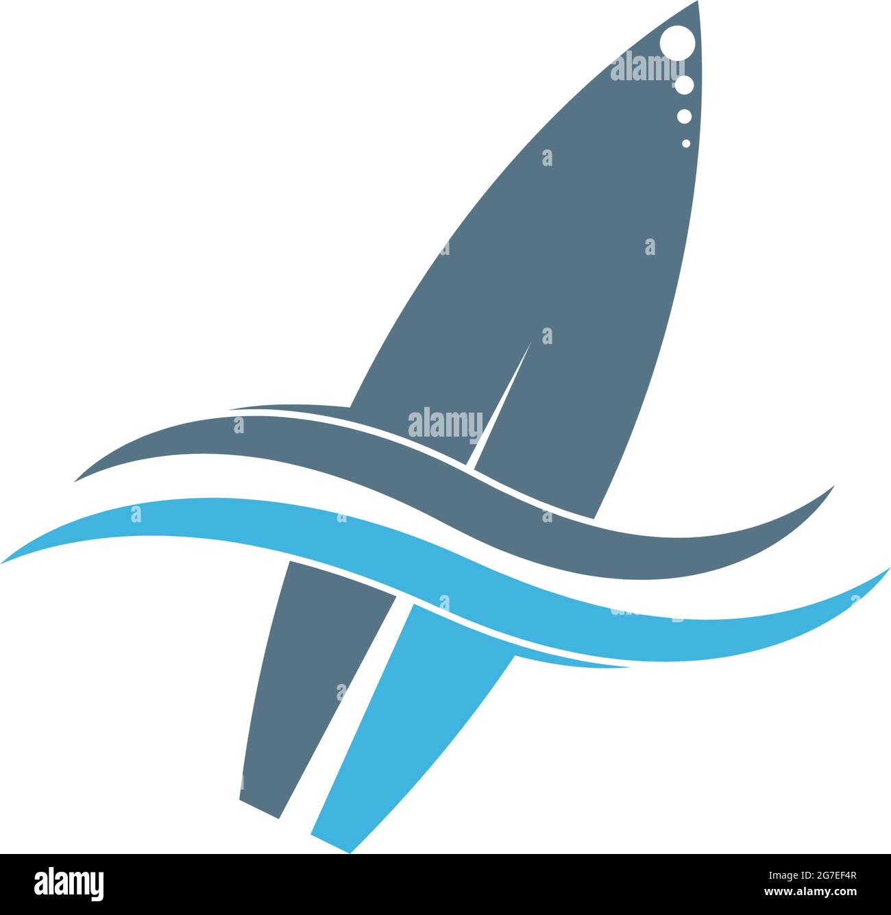 Surfing board icon logo design vector template illustration Stock ...