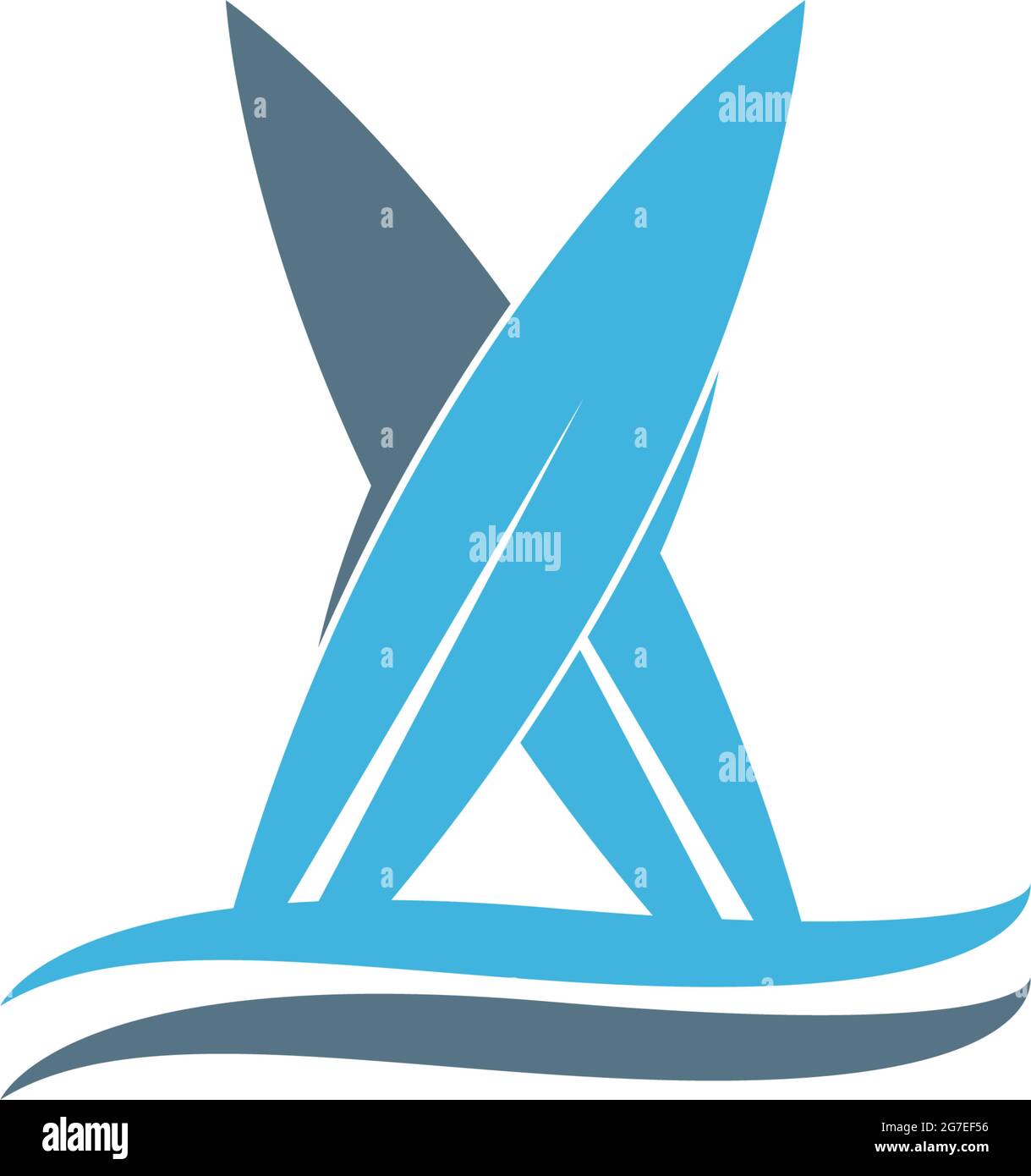Surfing board icon logo design vector template illustration Stock ...