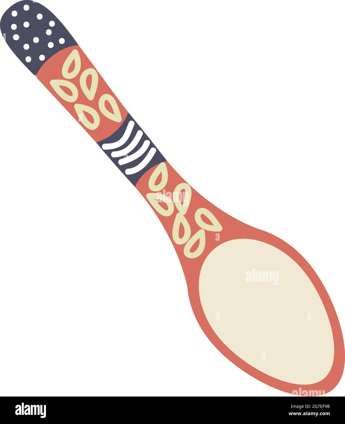 spoon porcelain utensil crockery icon Stock Vector Image & Art - Alamy