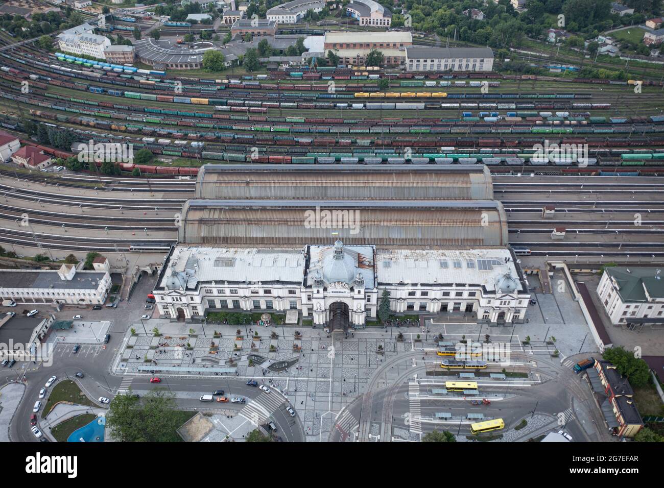 Lviv station train 2021 hi-res stock photography and images - Alamy
