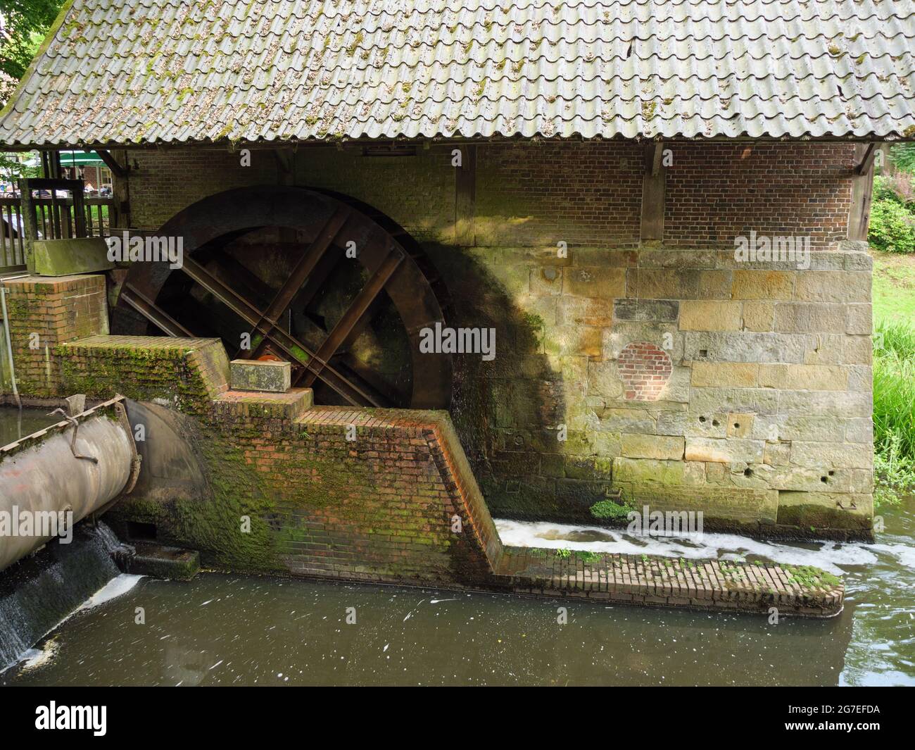 mill and river in westphalia Stock Photo - Alamy