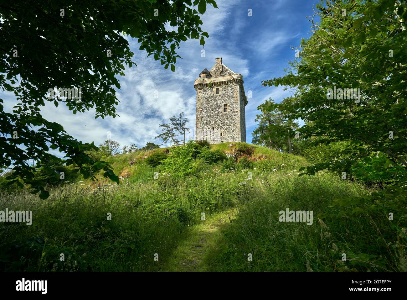 Bedrule castle hi-res stock photography and images - Alamy