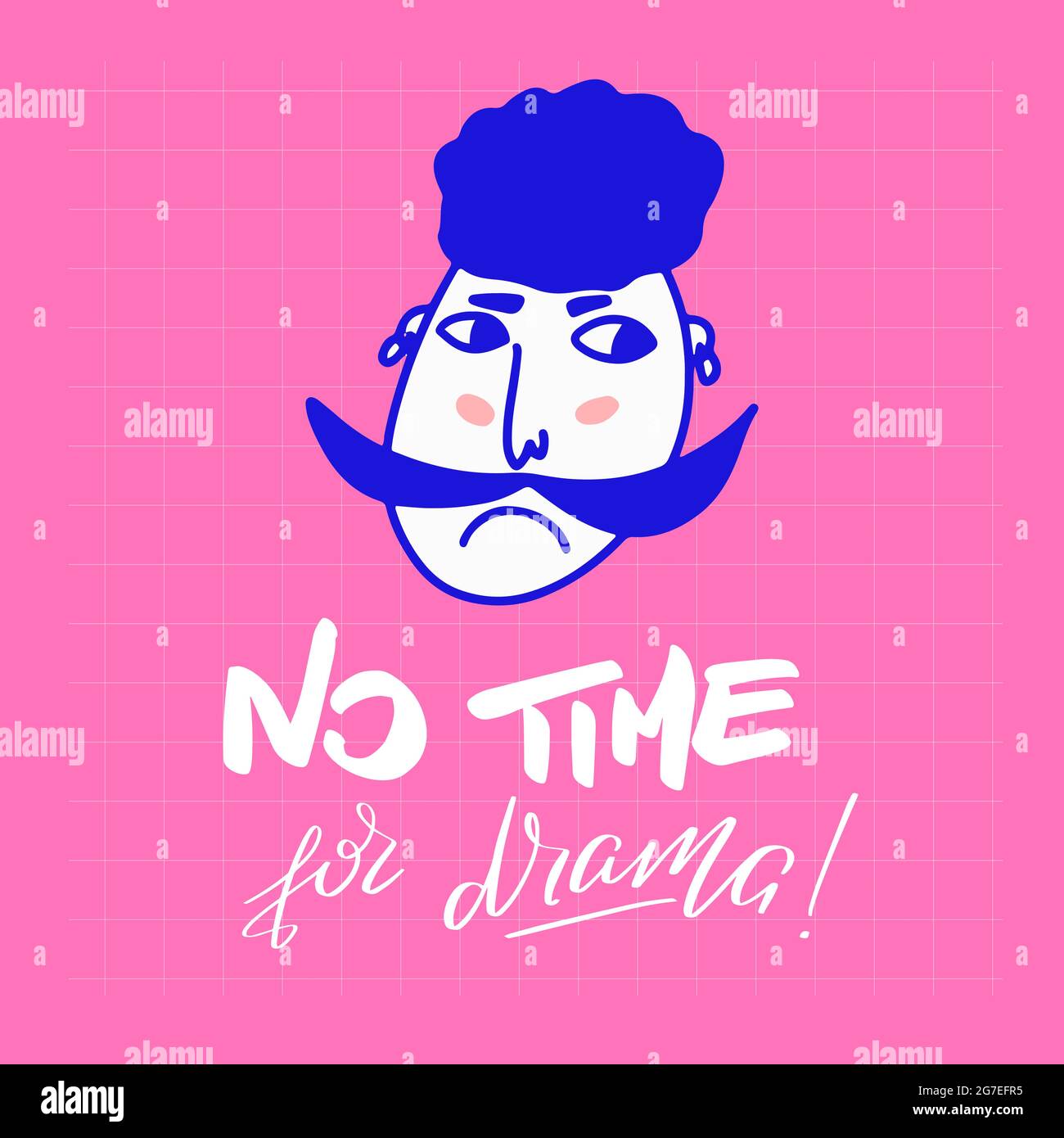 Word no handwritten white Stock Vector Images - Alamy