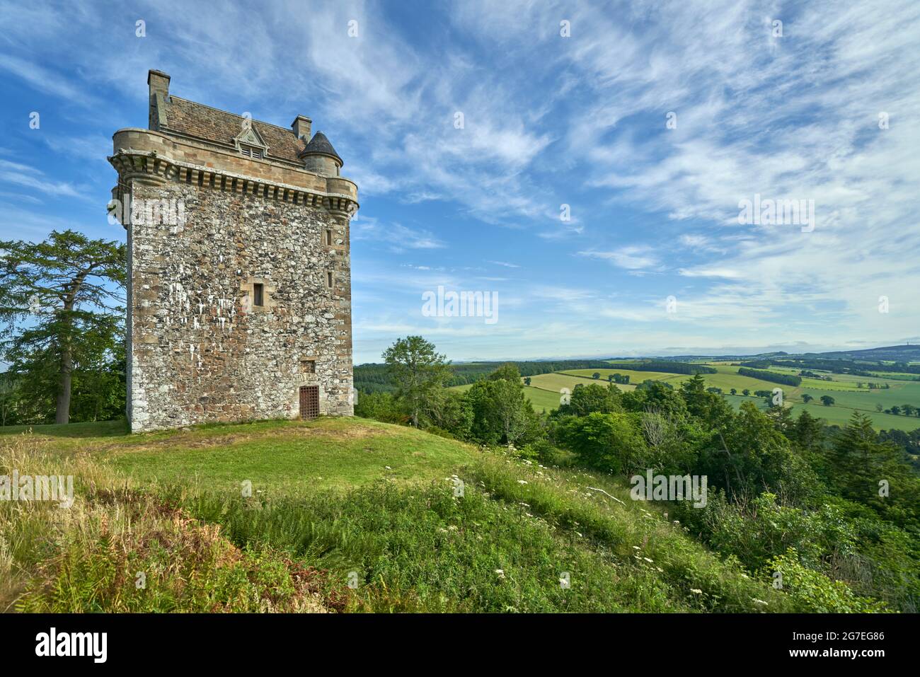 Bedrule castle hi-res stock photography and images - Alamy